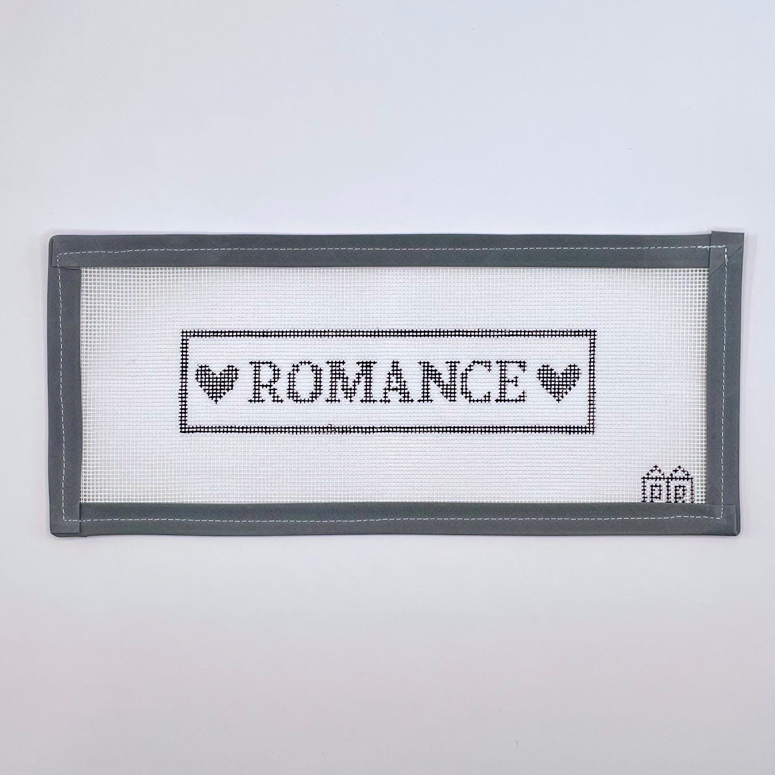 "Romance" Bookmark Needlepoint Canvas – POSTCARD ROW